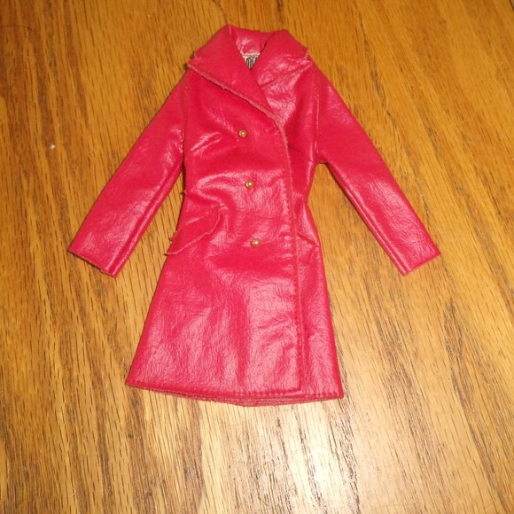 Barbie | Toys | Barbie Julia Doll Clothes Leather Weather 751 Coat ...